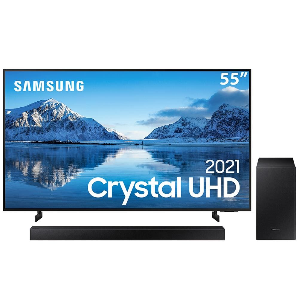 Smart TV 55” Crystal 4K Samsung 55AU8000 | Ponto
