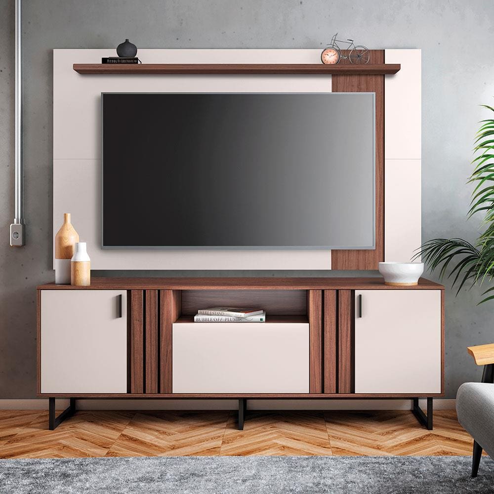 Rack com painel colibri | Pontofrio