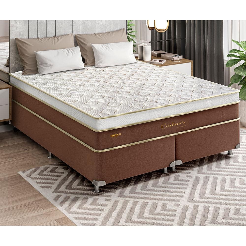 Cama box king biflex com colchao | Pontofrio