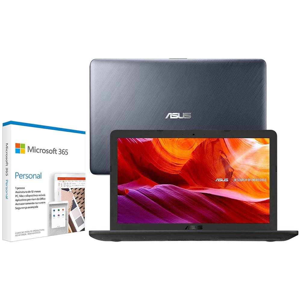 Notebook asus intel core i5 8gb 256gb ssd windows 11 tela 156 cinza x515ja ej1792w | Pontofrio