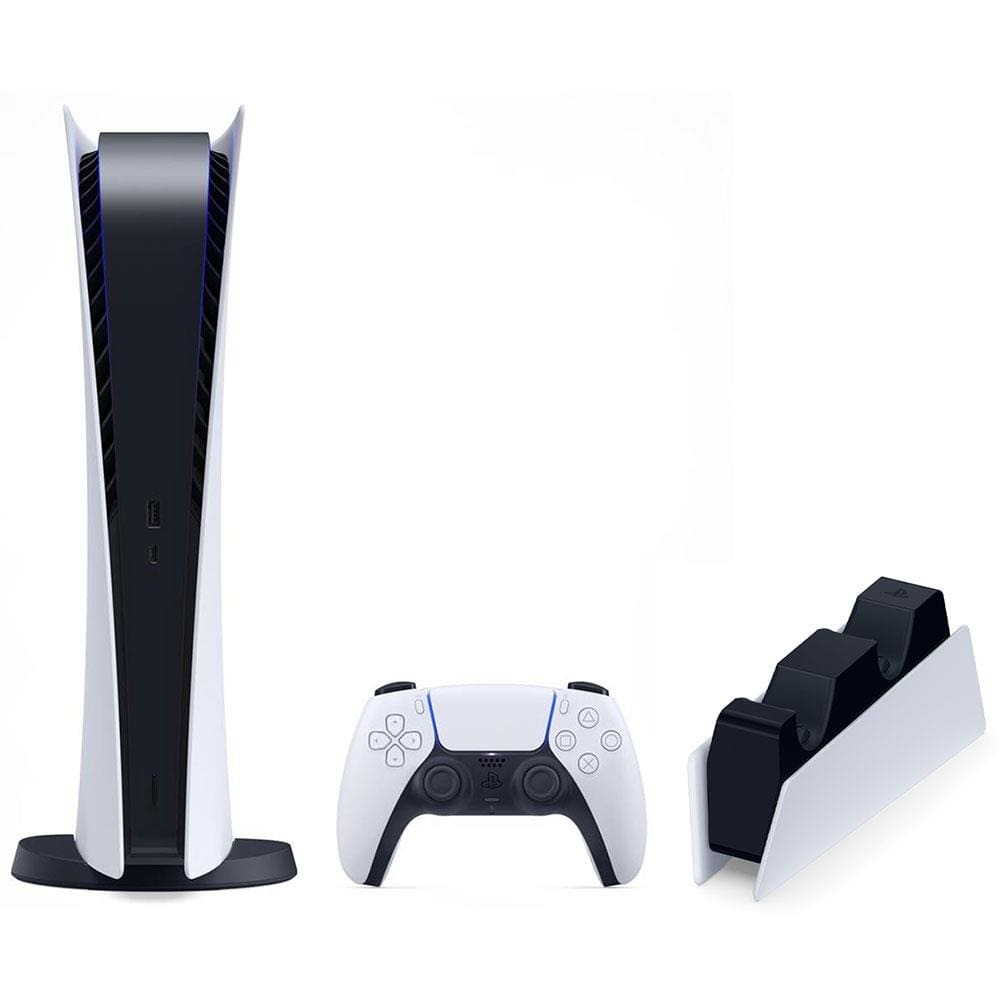 Console Playstation 5 Digital Edition 825GB SSD Controle Sem Fio DualSense Branco | Ponto