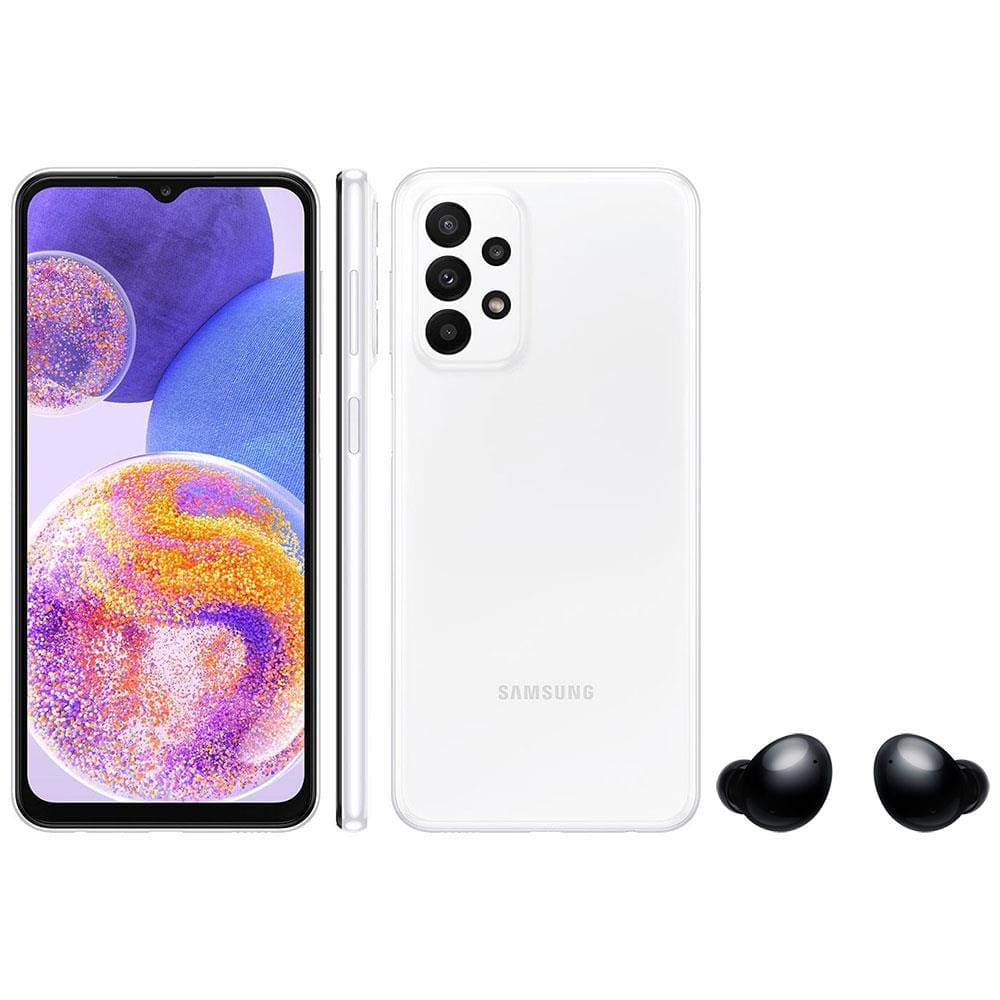 Smartphone samsung galaxy a22 branco 128gb 4gb ram camera quadrupla ...