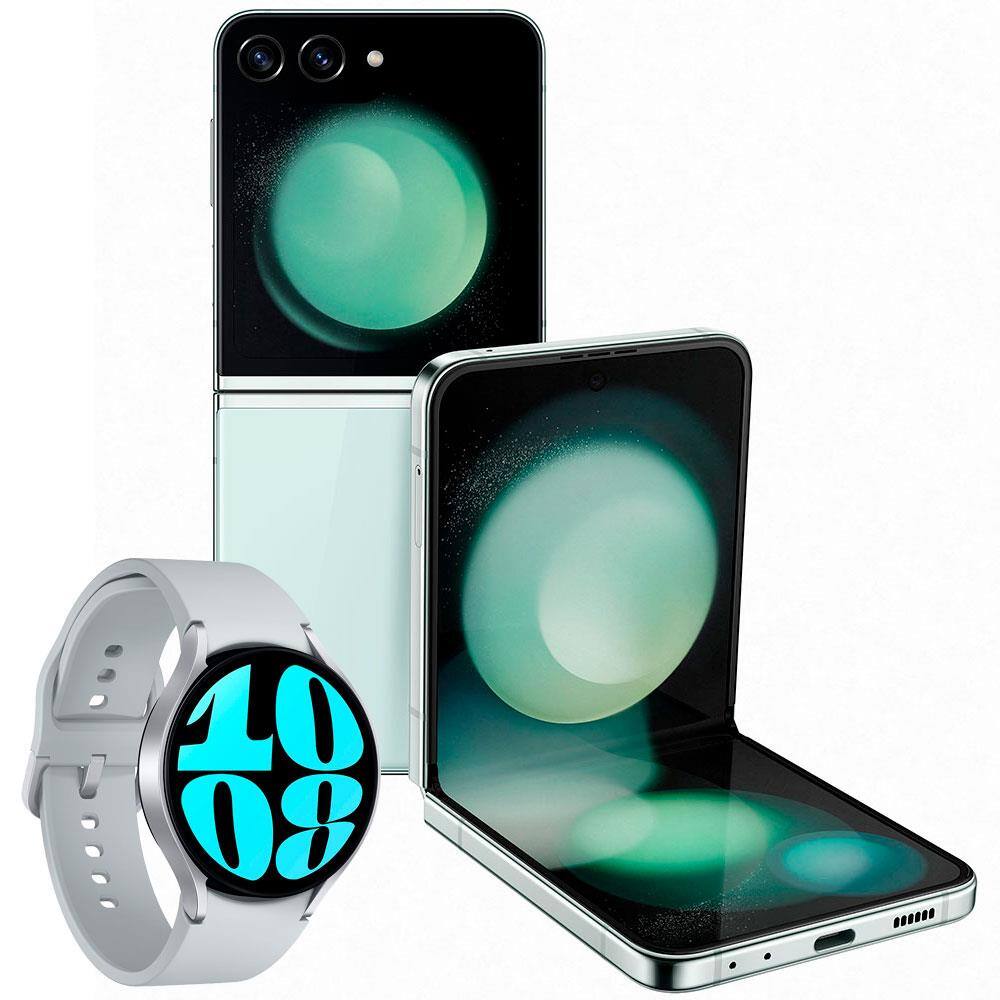 Smartphone samsung galaxy z flip verde 256gb | Pontofrio