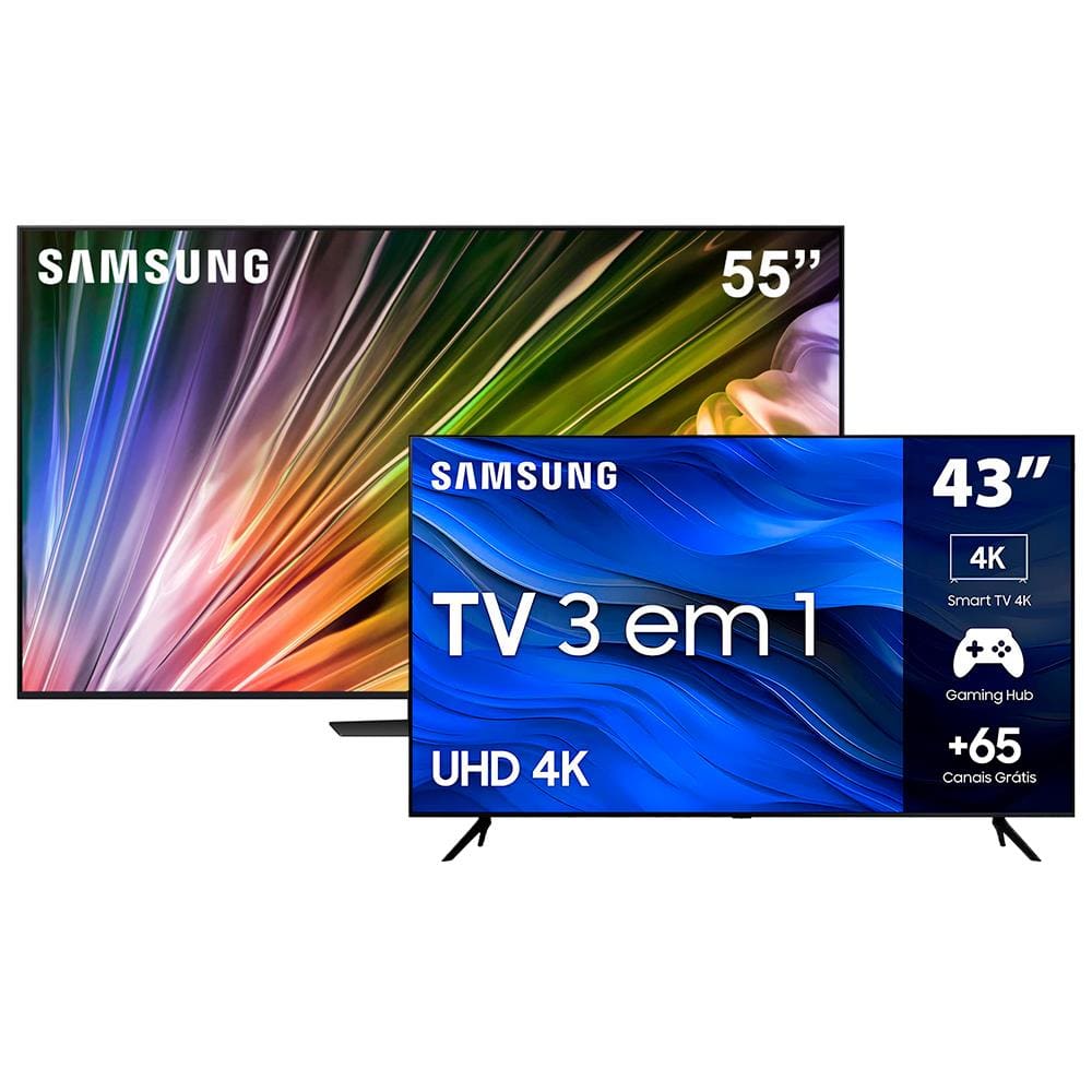 Tv qled smart 55 samsung uhd | Pontofrio