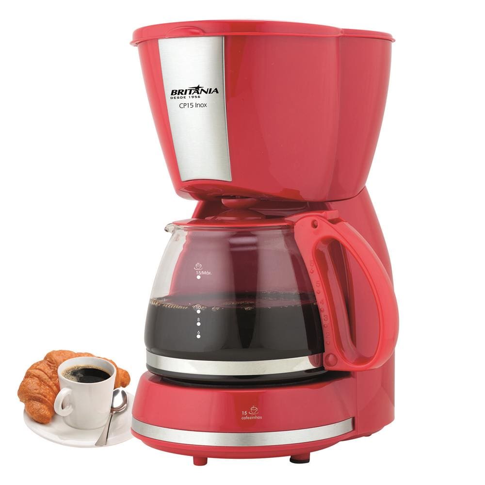 Cafeteira eletrica britania 15 inox | Pontofrio