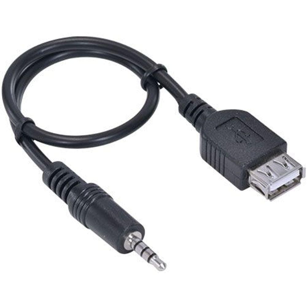 Cabo p2 para usb femea | Ponto