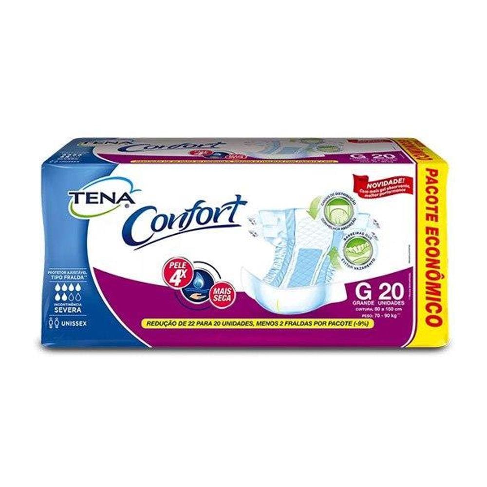 Fralda geritrica tena confort g | Pontofrio