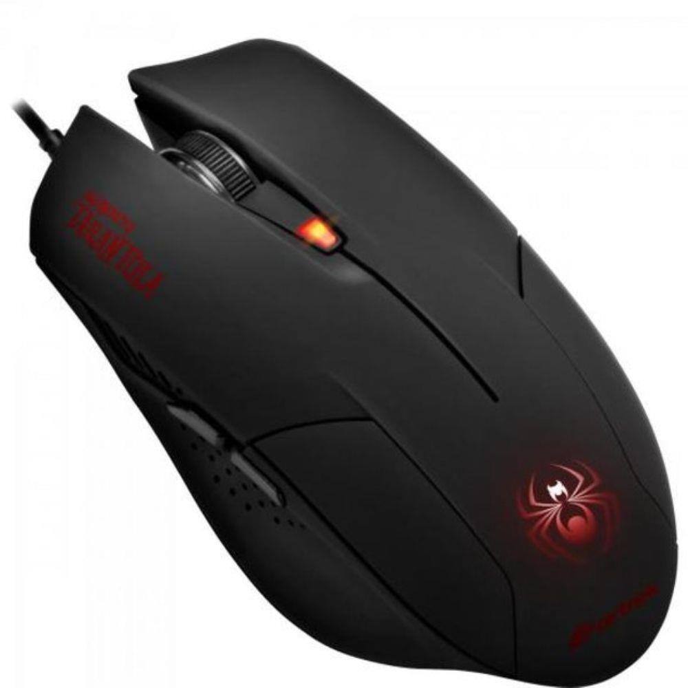 Mouse gamer spider venom om 704 preto vermelho fortrek | Pontofrio