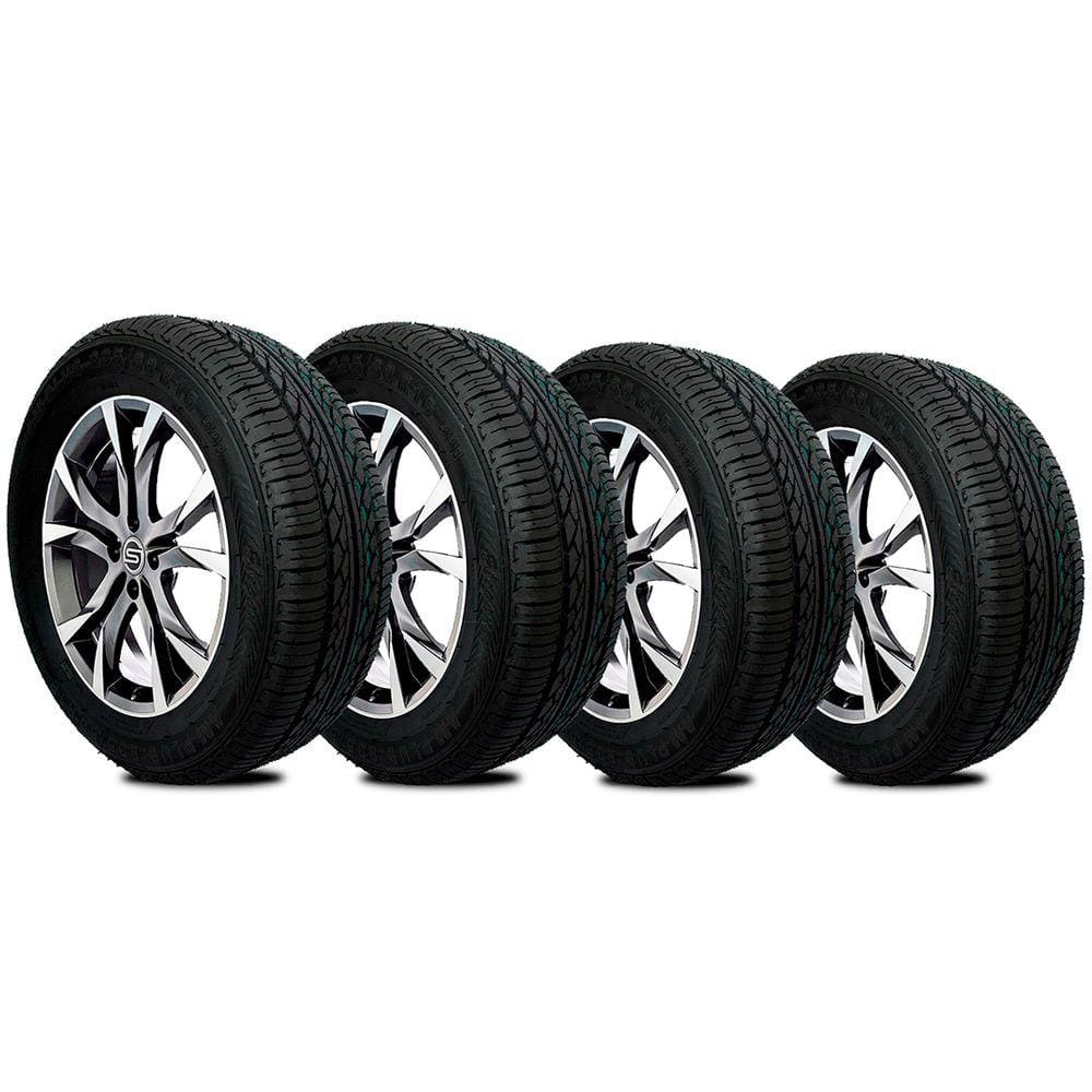 Pneu aro 16 kit 4 remold | Black Friday Pontofrio