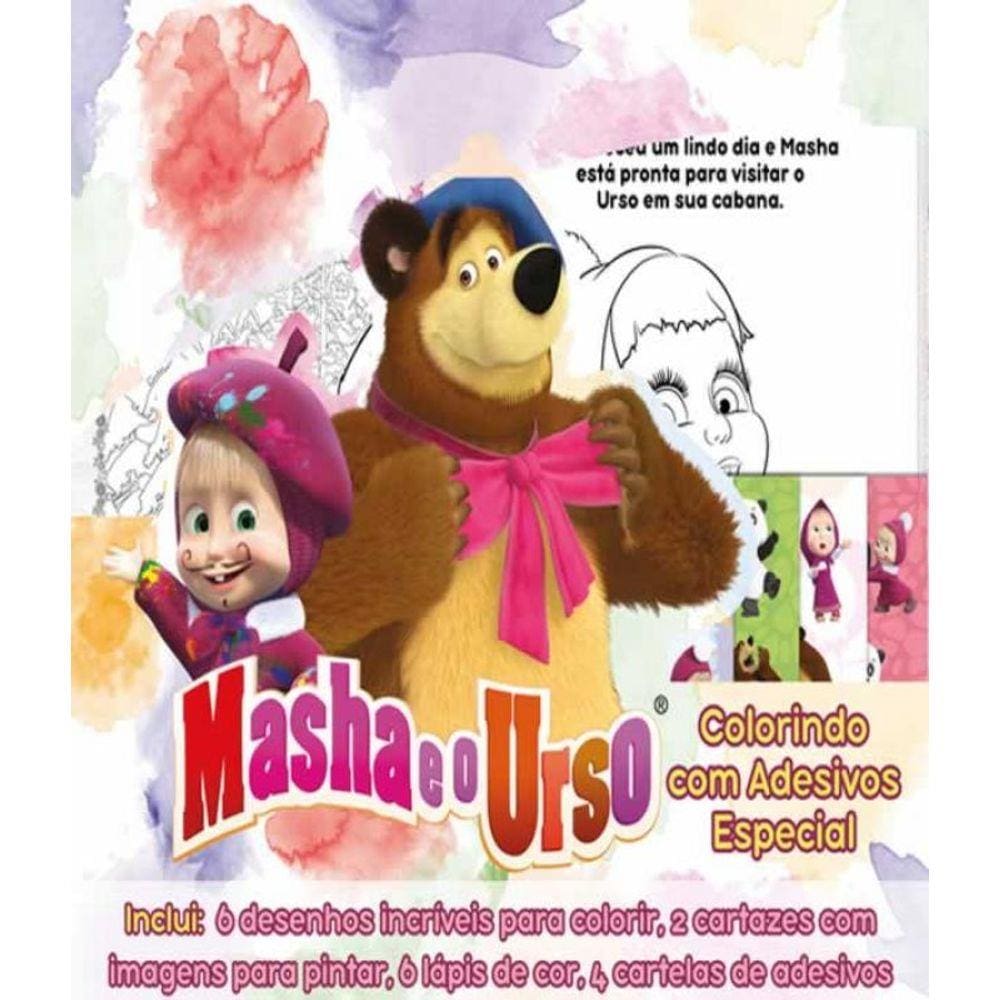 Adesivo Masha E O Urso Imprimir Pontofrio