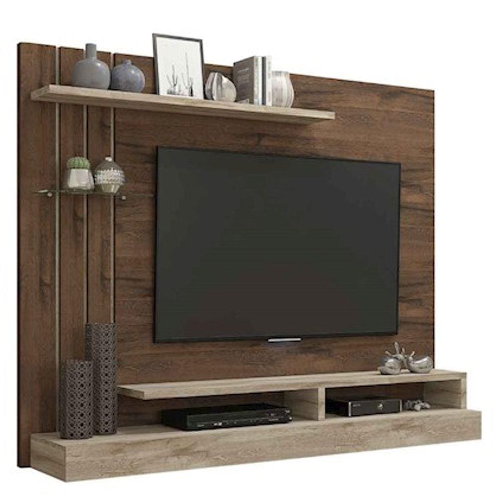 Painel tv 55 poelgadas marrom | Ponto