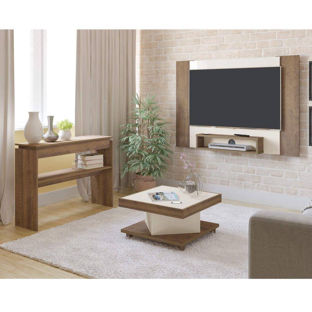 Painel 50 polegadas aparador e mesa centro | Pontofrio