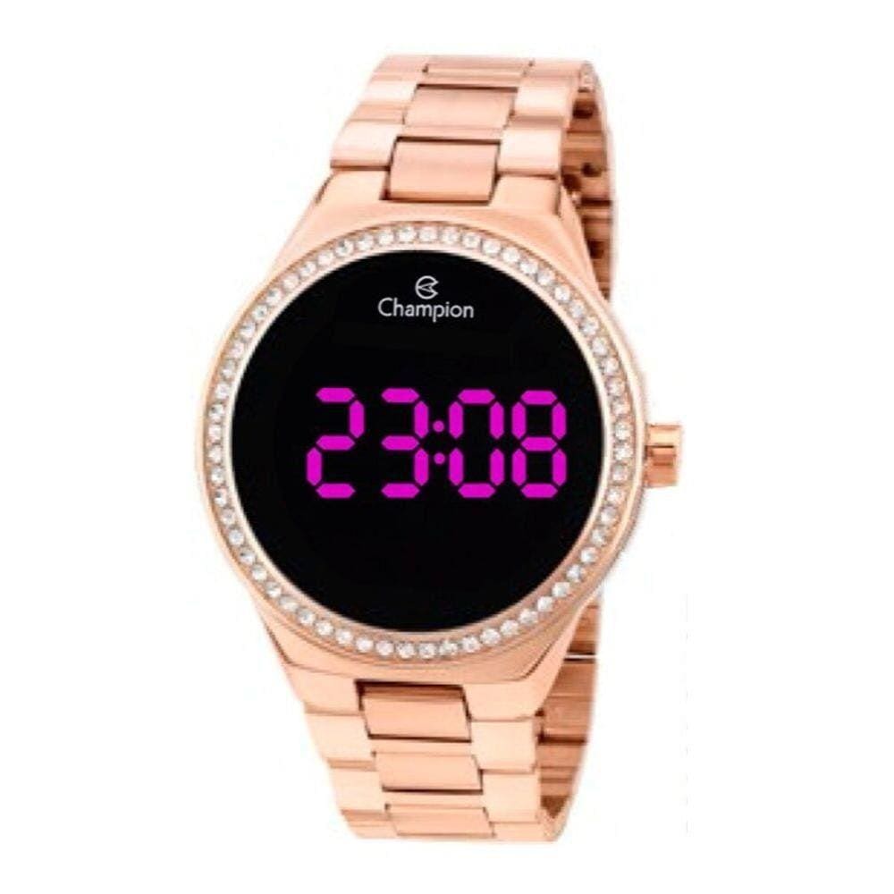 Relogio digital feminino com pedras | Pontofrio
