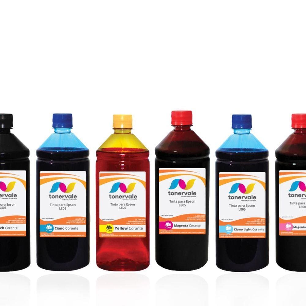 Kit tinta ecotank l805 | Pontofrio