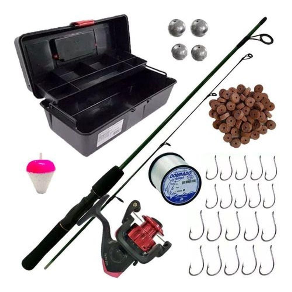 Kit anzol pesca | Pontofrio