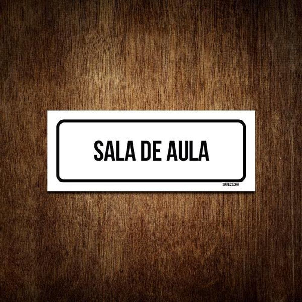 Plaquinhas prontas placa porta sala aula imprimir | Pontofrio