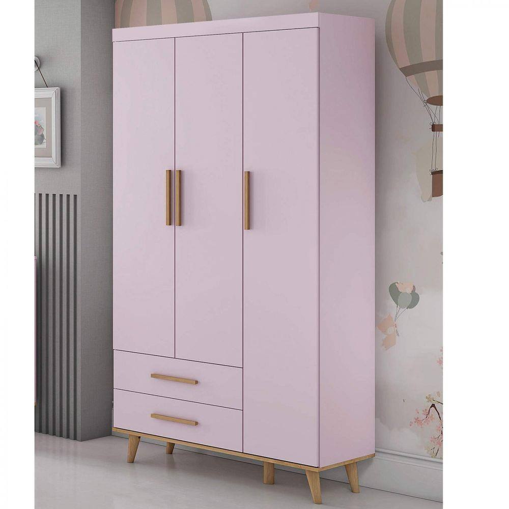 Guarda roupa rosa fosco lorena | Ponto