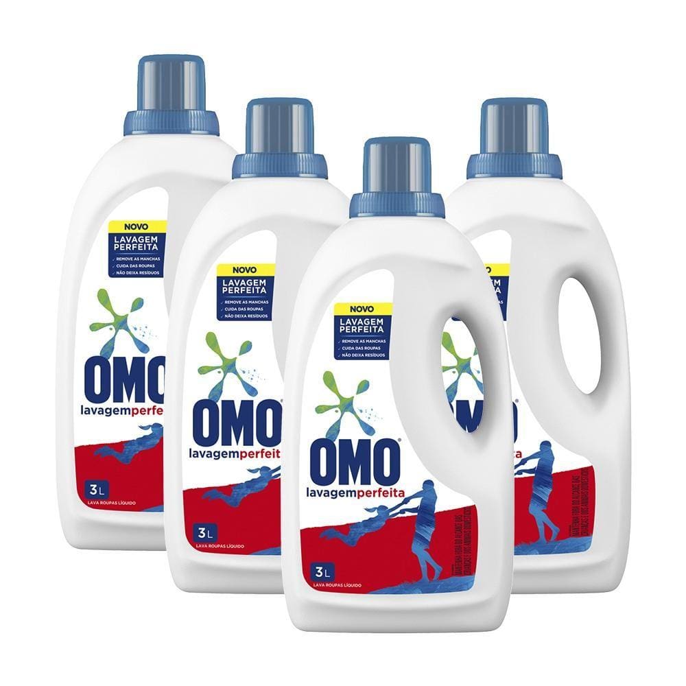 Lava roupa liquido omo sem perfume protecao micelar 3l | Pontofrio
