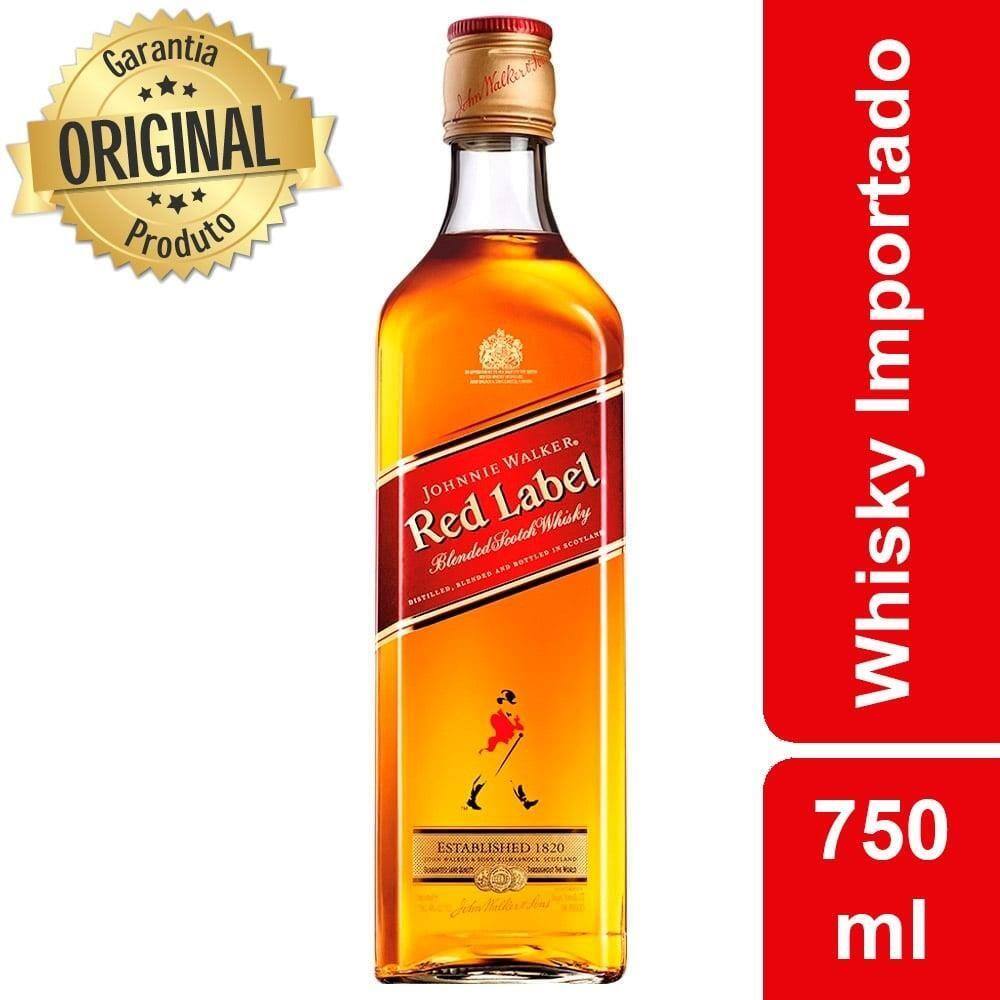 Whisky johnnie walker red label 50ml | Pontofrio
