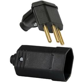 Plug tomada 90 graus | Pontofrio