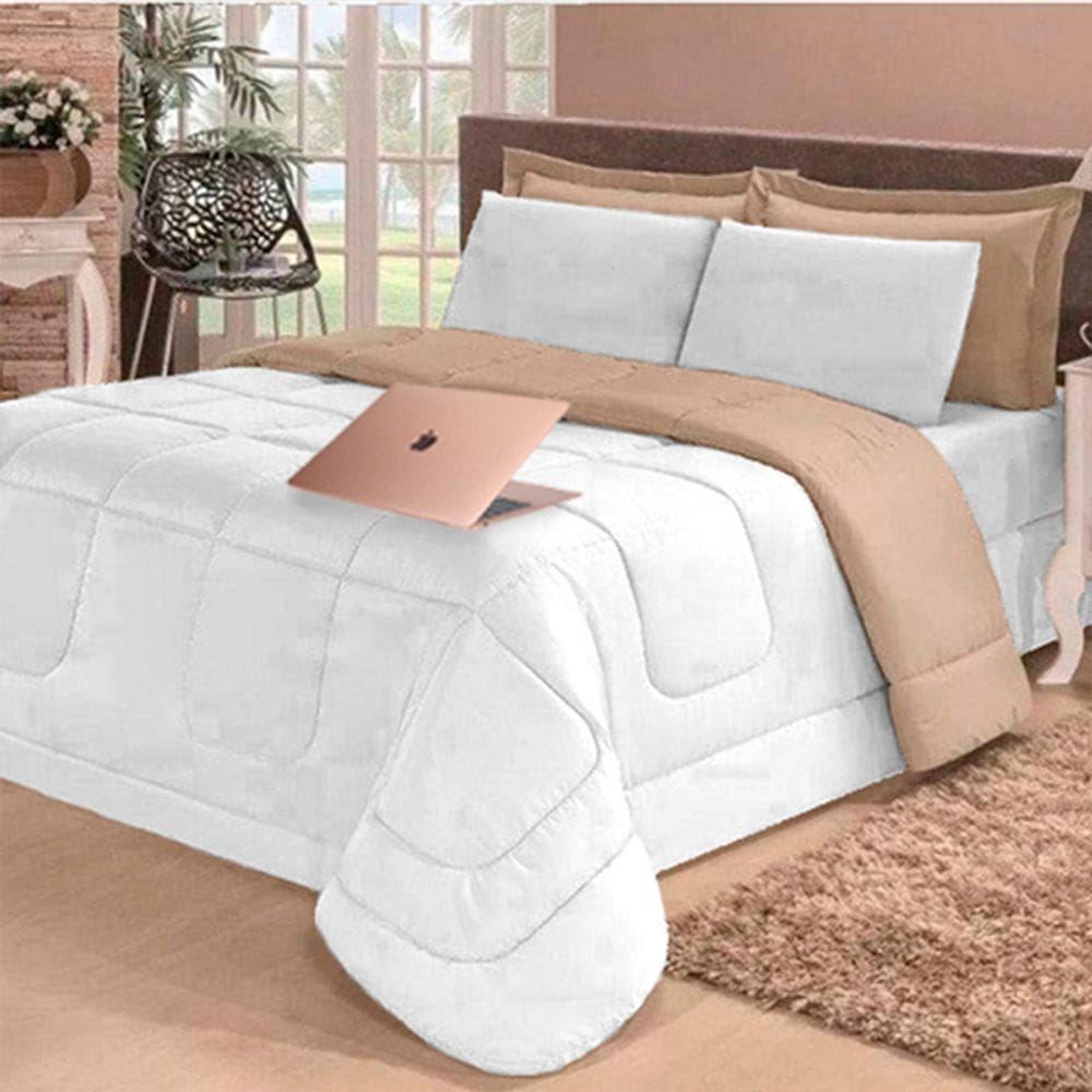 Jogo edredom casal queen | Ponto