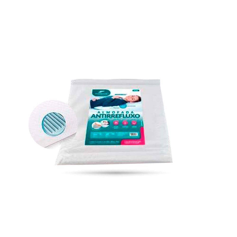 Travesseiro anti refluxo adulto fibrasca com capa impermeavel | Pontofrio