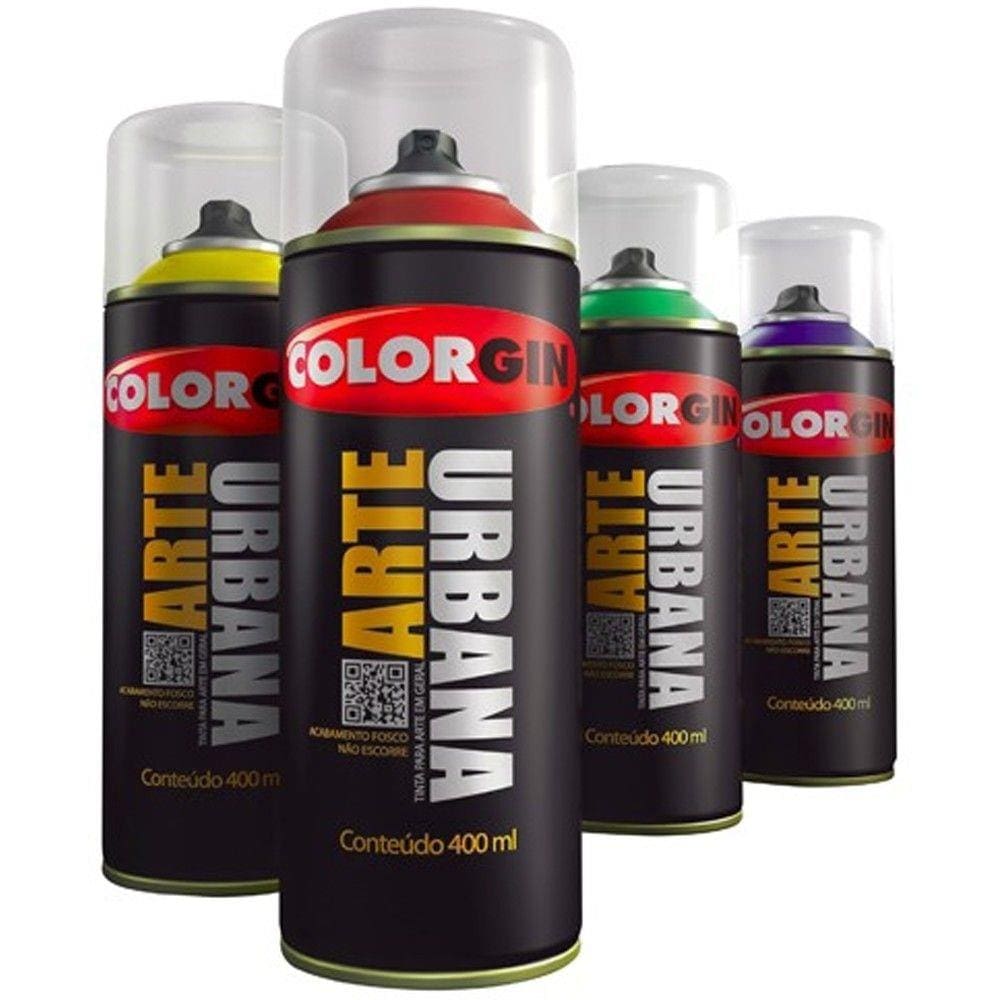 Tinta spray colorgin arte urbana | Pontofrio