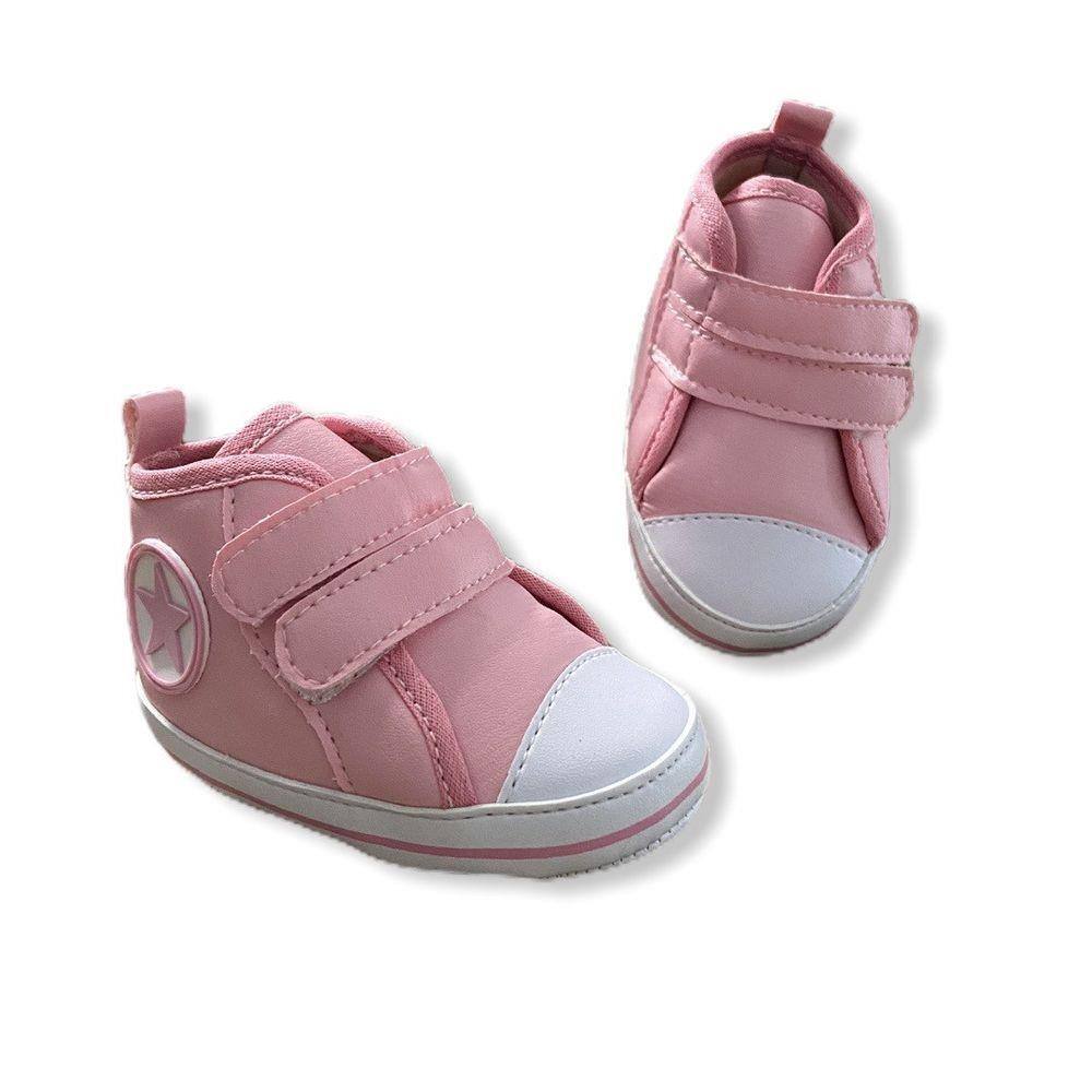 Tenis bota jordan air 1 mid cano alto rosa | Pontofrio