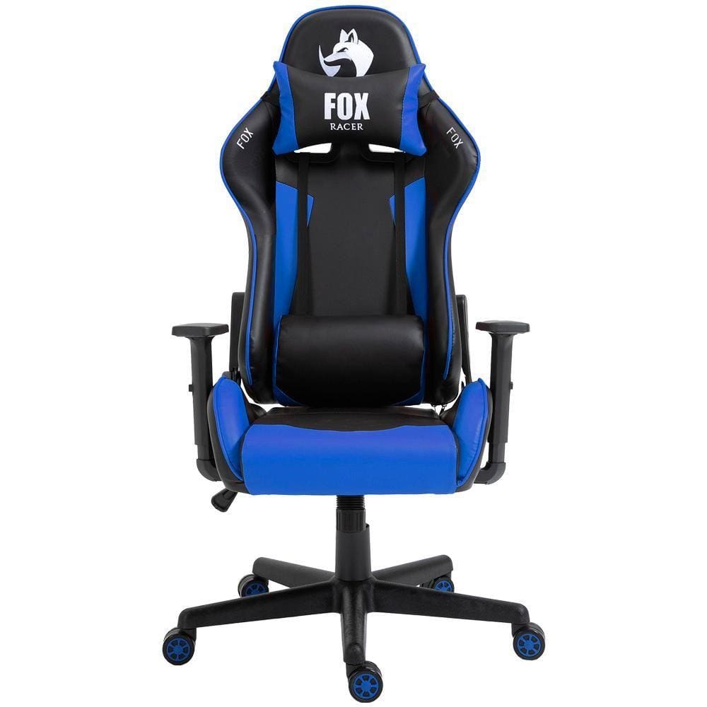 Cadeira gamer fox azul | Pontofrio