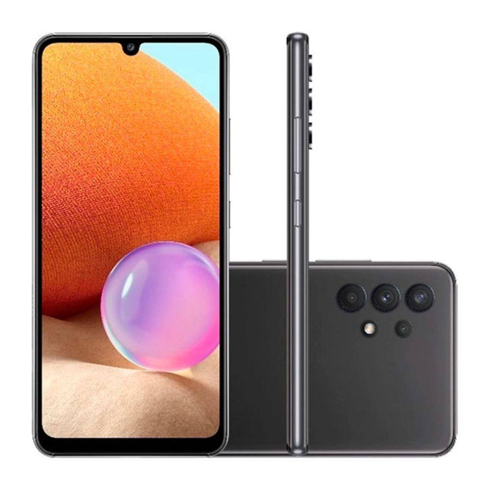 Smartphone samsung galaxy a32 128gb 4g wi fi tela 6 4 dual chip 4gb ram ...