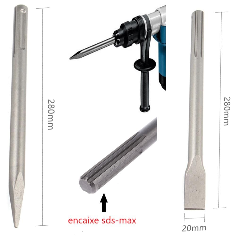 Kit ponteiro martelete 10kg | Pontofrio