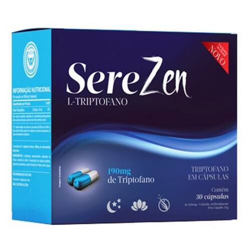 Serezen L-Triptofano (60 Caps)-Prowin Pharma-Alivia Cansaço | Ponto