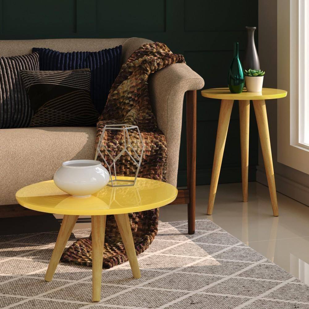 Mesa de centro e mesa de canto sofia | Pontofrio