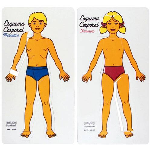 Esquema Corporal E.V.A. Masculino E Feminino | Ponto