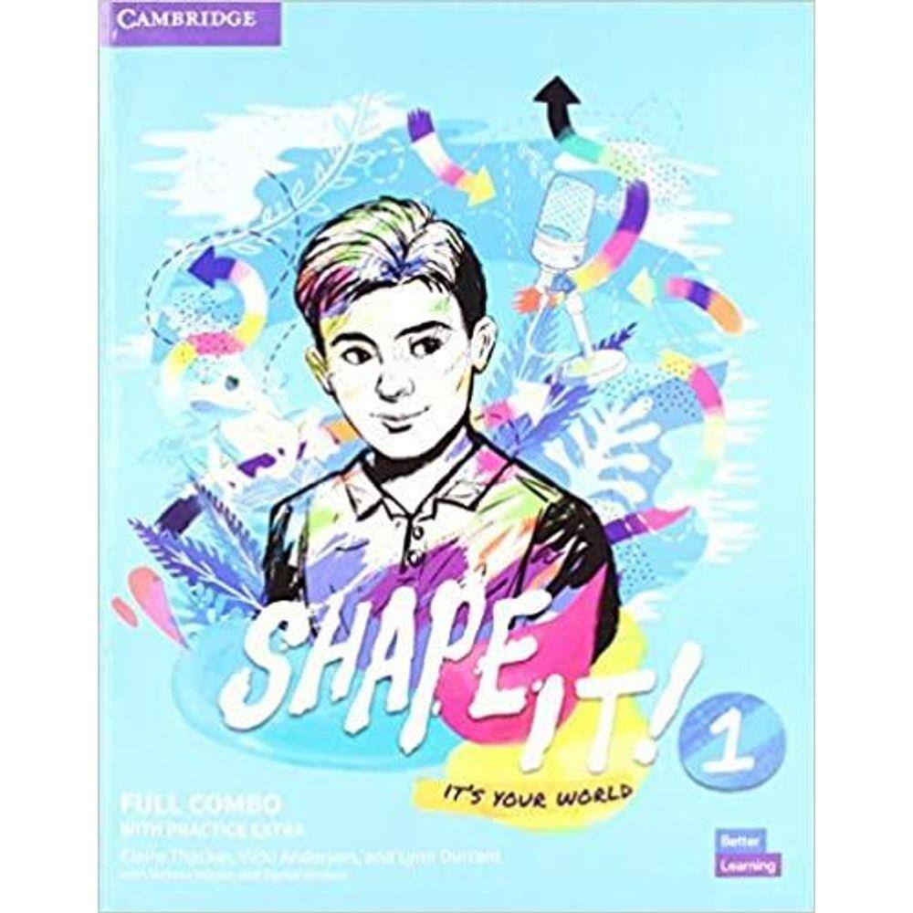 Shape it 1 full combo student s book and workbook with practice extra | Pontofrio