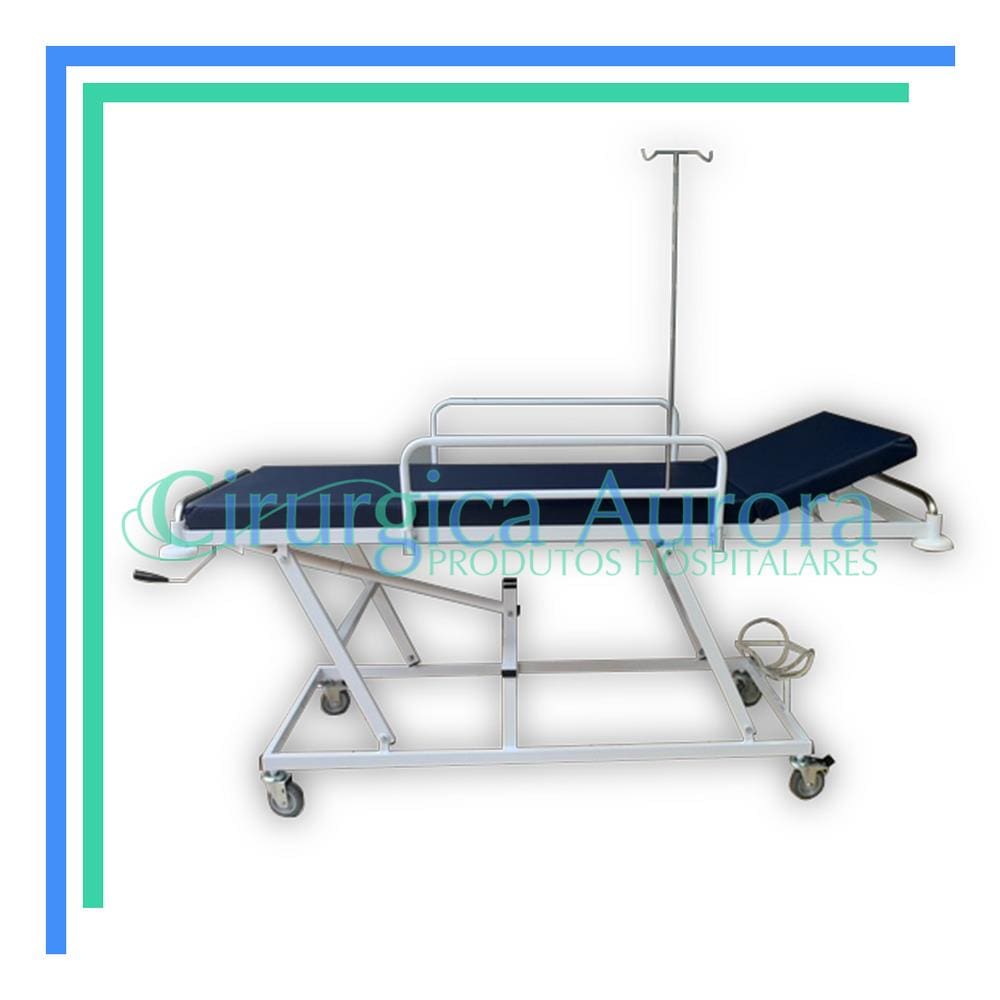 Maca hospitalar com elevacao carro maca | Pontofrio