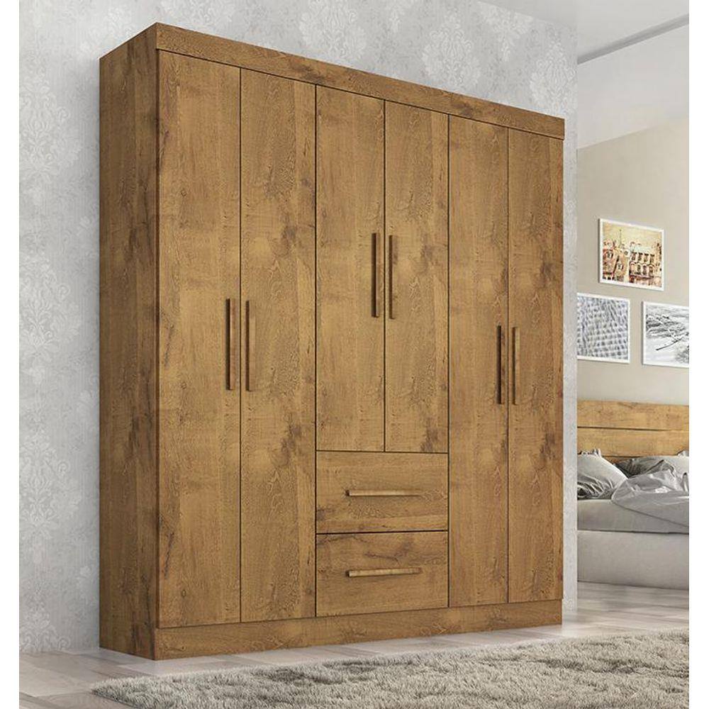 Guarda roupa casal com bastantes divisores | Pontofrio