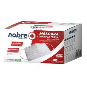 Mascara cirurgica descartavel protecao tripla anvisa c 50 | Pontofrio