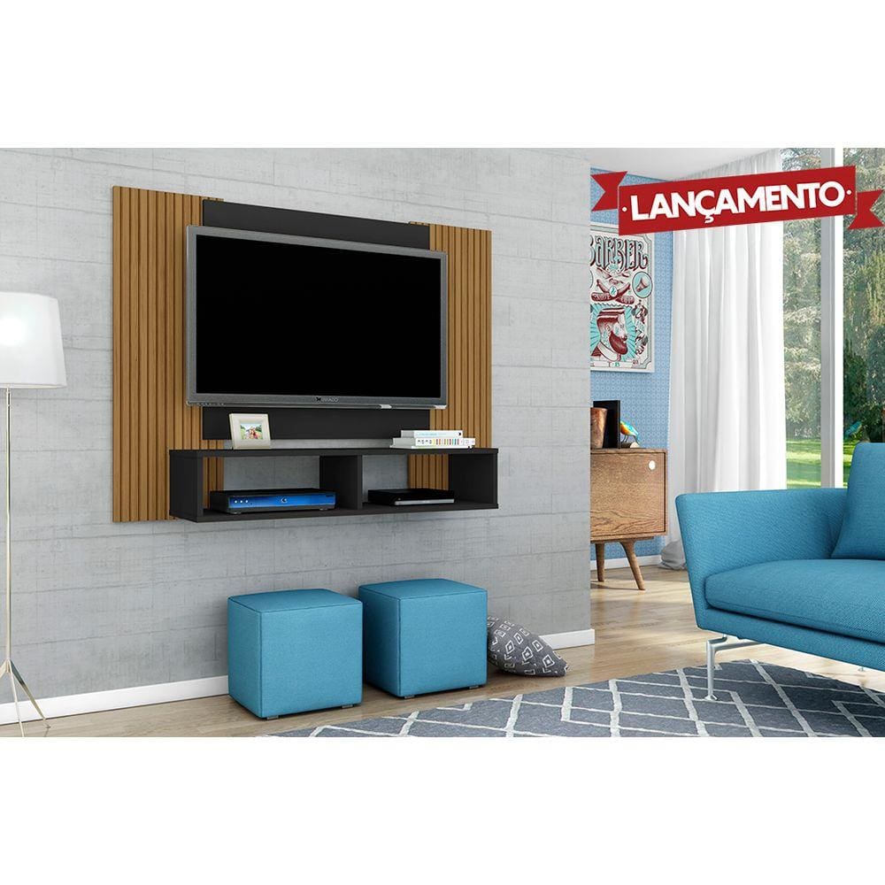 Painel tv ripado com preto | Pontofrio