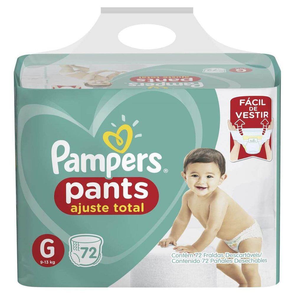 Fralda pampers g ajuste total | Pontofrio