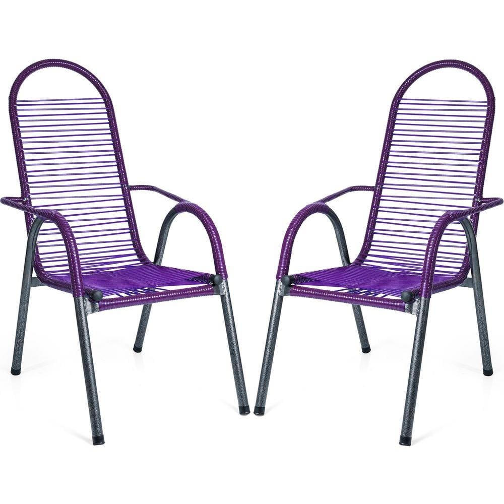 Kit cadeira adulto varanda area luxo cordinha fio pvc | Ponto