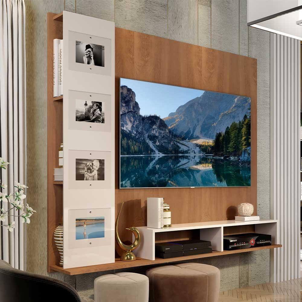 Painel tv ate 49 polegadas estrela capuccino | Ponto