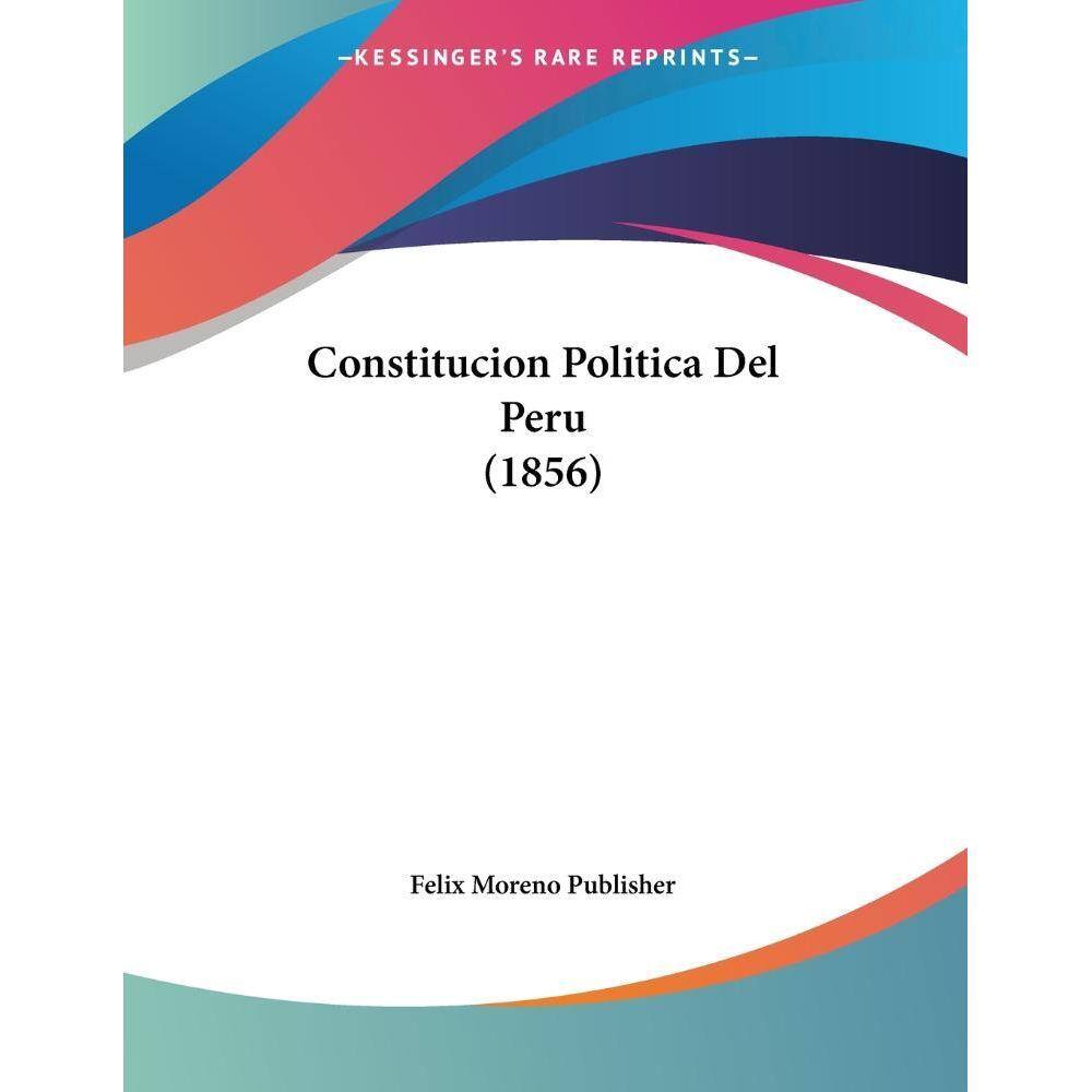 Constitucion politica del peru | Pontofrio