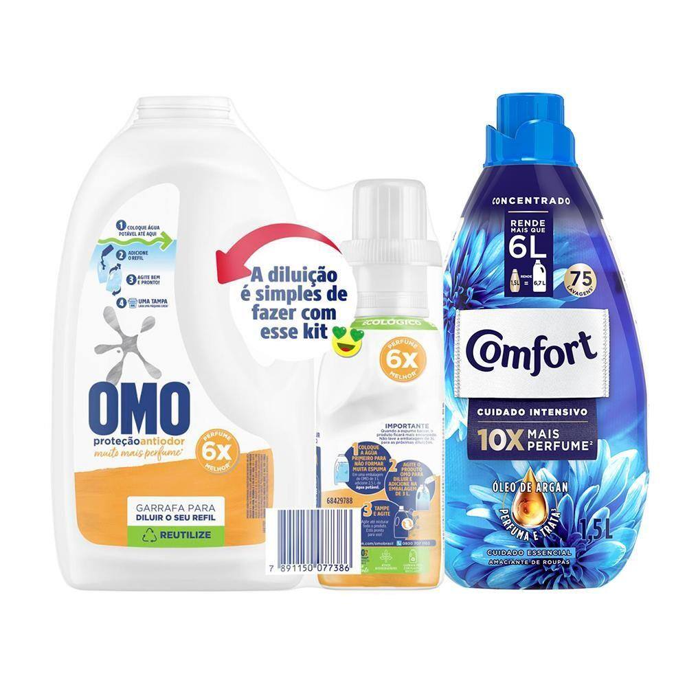 Kit sabao po omo antiodor | Pontofrio