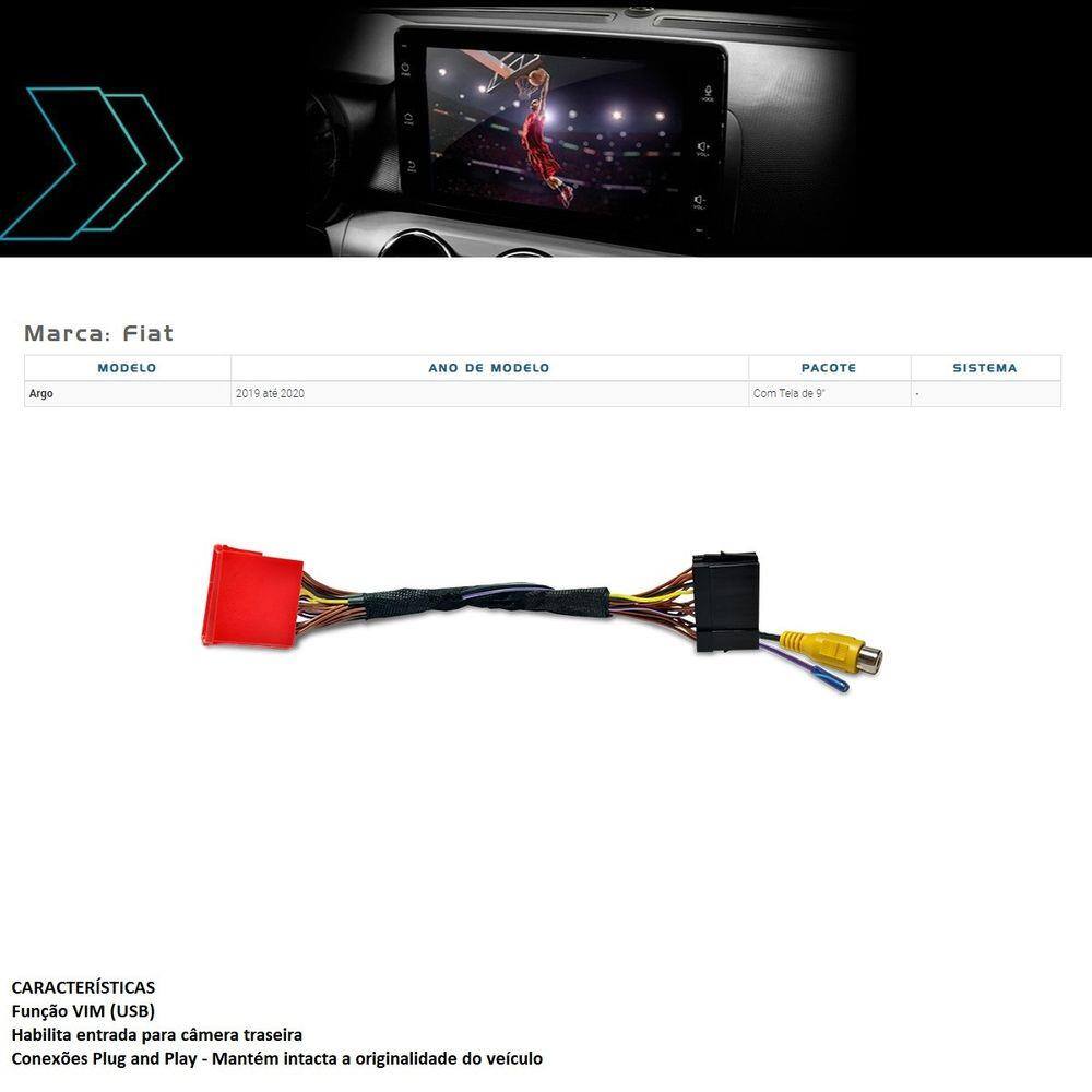 Tela multimidia fiat argo | Pontofrio