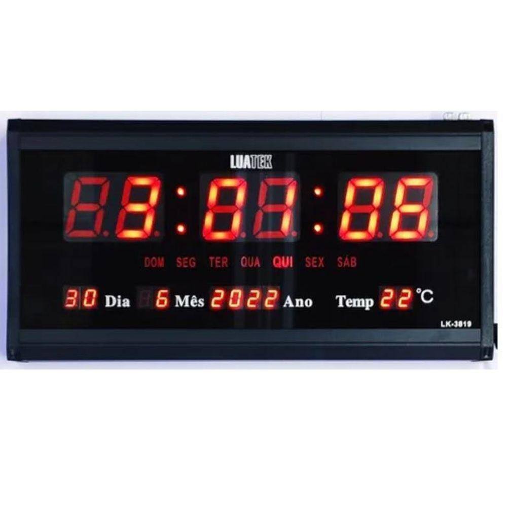 Relógio de parede led digital | Pontofrio