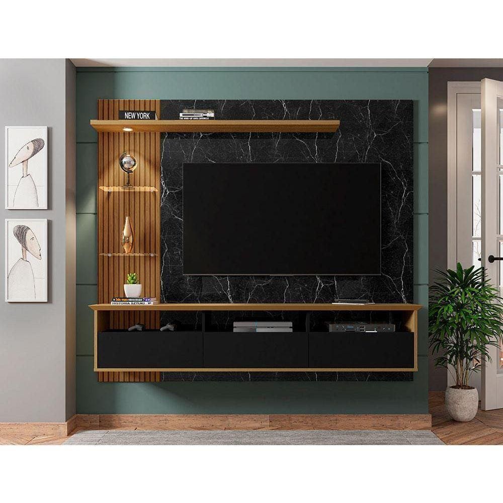 Painel preto com led | Pontofrio