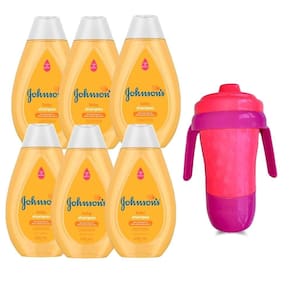 Kit 6 shampoo johnson s baby regular 750ml copo transicao rosa e roxo ...