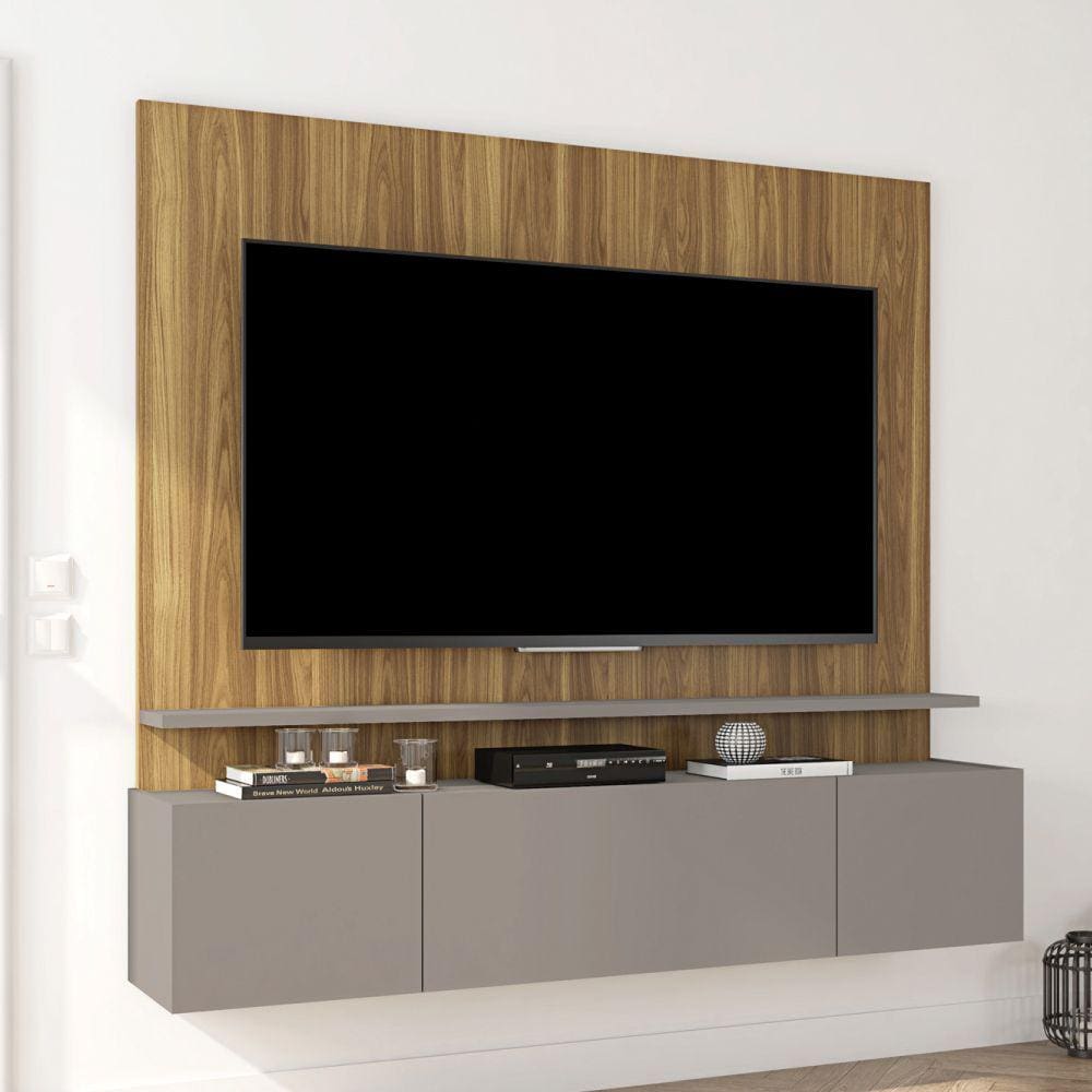 Painel tv ate 75 polegadas intense madeirado | Pontofrio