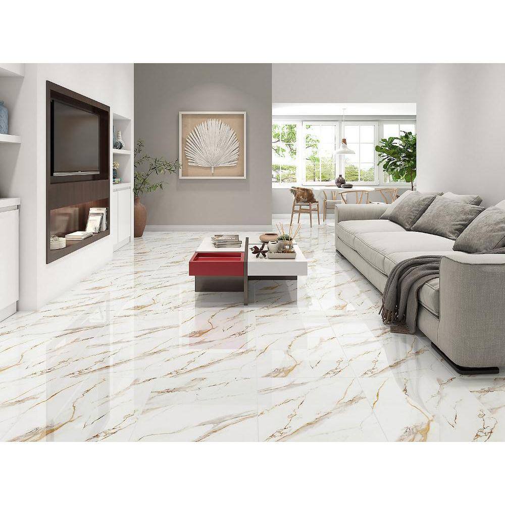 Piso calacata gold acetinado | Pontofrio